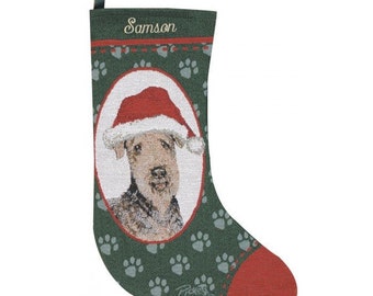 PATTERN-My Cute Dog Christmas Stocking-Crochet Pattern pdf