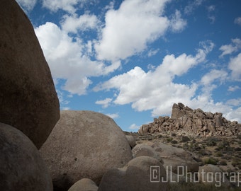 Items similar to Smooth Rocks Fine Art Photograph - matted rocky beach ...