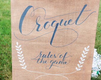 Unique lawn games sign related items | Etsy