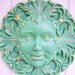 Green Lady Green Man Outdoor Decor Art Earthy Zodiac