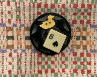 Playing card buttons | Etsy