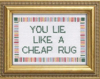 Subversive Cross Stitch PDF pattern: Hello by SubversiveOriginals