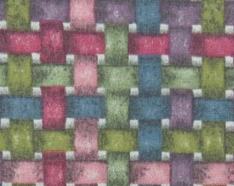 Basket weave fabric | Etsy