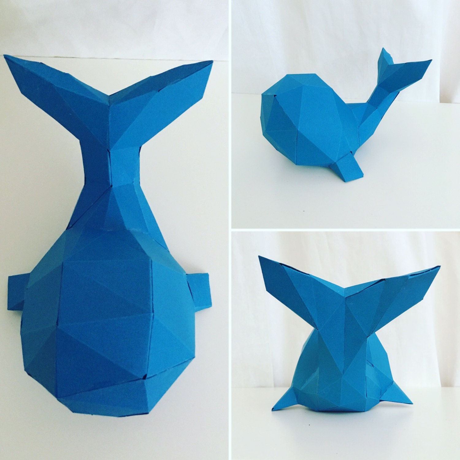 Whale 3d papercraft. With this purchase you get PDF digital