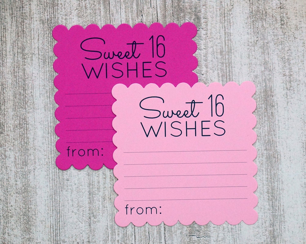 Sweet Sixteen Birthday Party Wish Cards Sweet 16 Wishes sweet-sixteen-birthday-party-wish-cards-sweet-16-wishes
