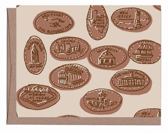 Smashed penny | Etsy