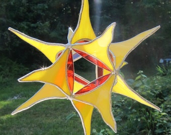 3 dimensional star | Etsy