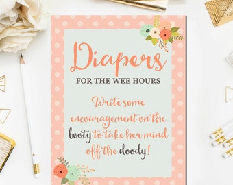 Diaper messages | Etsy