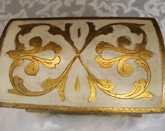 Gold trinket box | Etsy