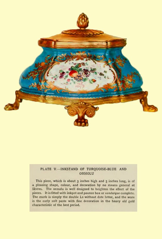 ROYAL SEVRES CHINA Style Design Technique Marks French