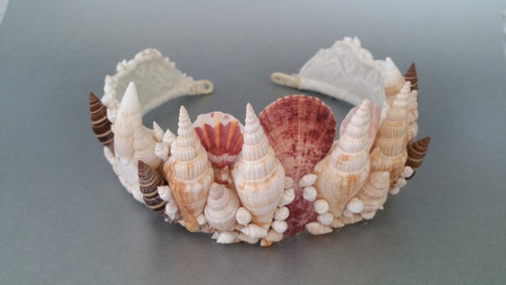 Shell crown mermaid tiara mermaid crown by rougepony on Etsy