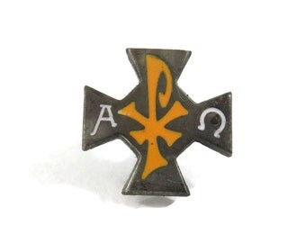 Chi rho cross | Etsy