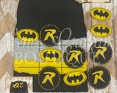 Items similar to Batman Tic Tac Toe Board ~ Travel Games ~ Embroidered ...