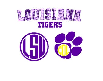 Lsu svg file | Etsy