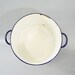 Extra Large Enamel Pot Enamel Stock Pot with Lid Blue and