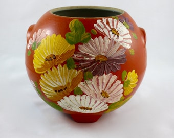 Painted cookie jar | Etsy