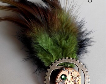 Unique steampunk hat pin related items | Etsy