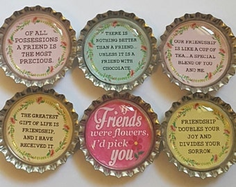Unique friendship magnet related items | Etsy