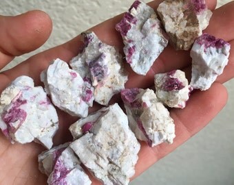 Pink feldspar rocks | Etsy