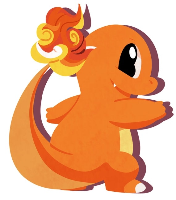 Charmander: sticker by scribblekisses on Etsy