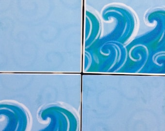 Ocean tile | Etsy