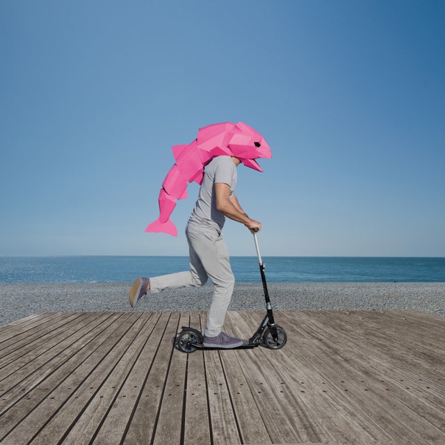 Make your own animal masks from reclaimed card by Wintercroft