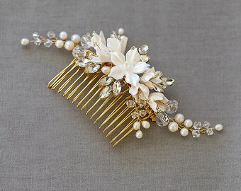 Gold headpiece | Etsy