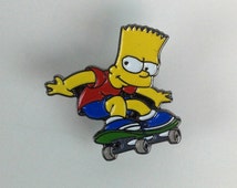 Popular items for bart simpson pin on Etsy