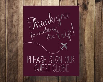 Please Sign our Guest Map Thanks for Making the by TheDoodleCoop