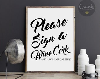 Unique wine cork sign related items | Etsy
