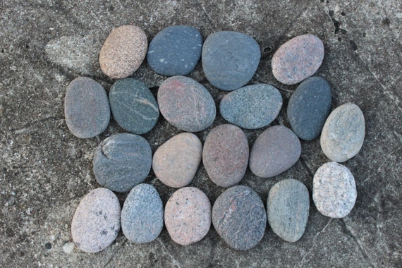 20 Super Extra LARGE Sea Stones Beach by BalticBeachTreasures