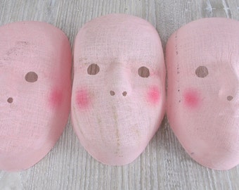 Unique pink face mask related items | Etsy