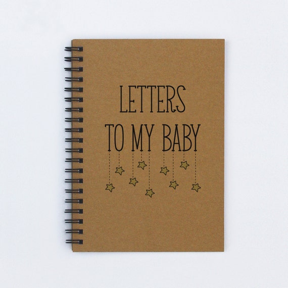 baby shower gift Letters to My Baby 5 x by FlamingoRoadJournals