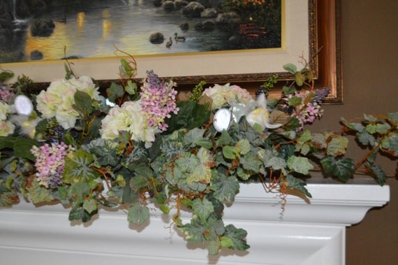 Items similar to Easter Garland, Spring Easter Garland, Easter Mantle ...