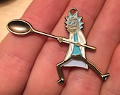 Rick and morty pin | Etsy