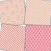 Digital Paper Pack: Vintage Pink patterns pastel