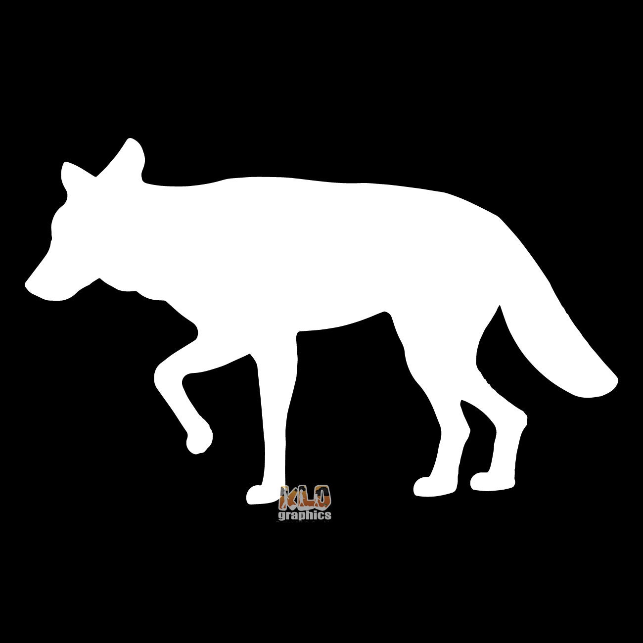 COYOTE Vinyl Sticker / Decal Wild West Desert Animal Lover