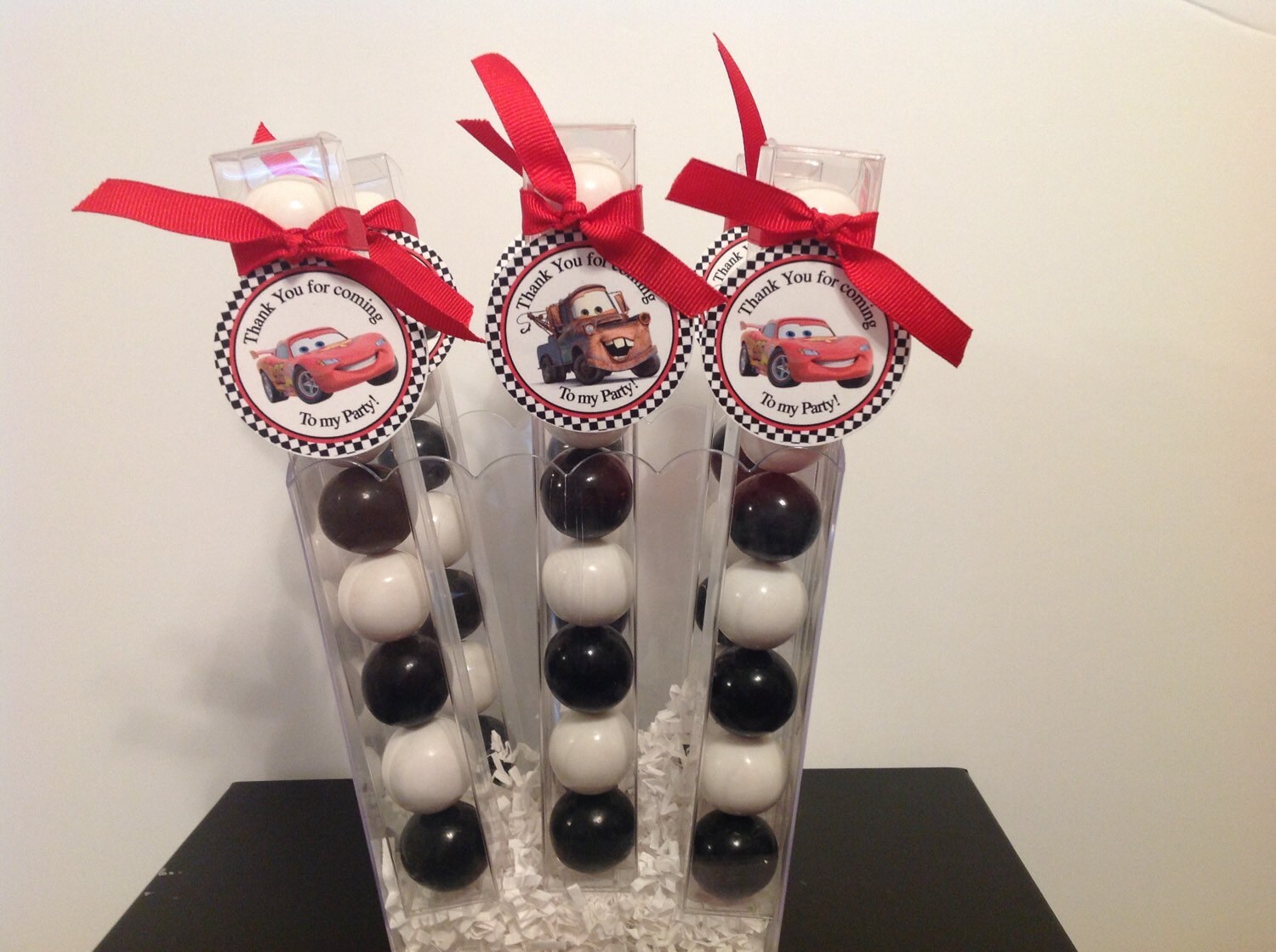 Disney Cars Party Favor Gumball Candy by LolasSweetsAndTreats