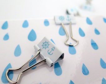 Gold Planner Clips Binder Accessories Bull Clips by Hobbyhoppers