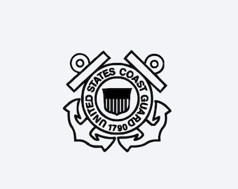 Coast guard decal | Etsy