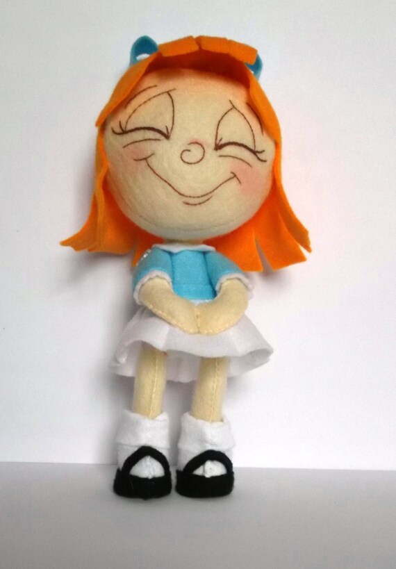 Sweet Elmyra Duff Felt Chibi Handmade Doll