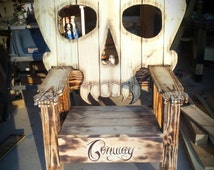 Unique skull chair related items | Etsy