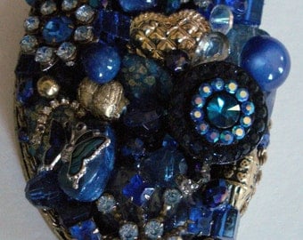 Jeweled hand mirror | Etsy