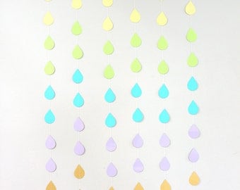 Rain garland | Etsy