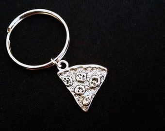 Pizza keychain | Etsy