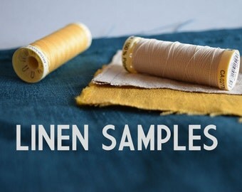 Linen fabric samples | Etsy