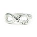 Alpha Chi Omega Sterling Silver Infinity by CollegiateStandard