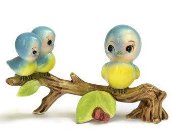 Unique ceramic blue birds related items | Etsy