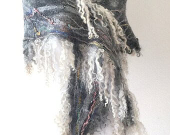 Unique nuno felt scarf related items | Etsy