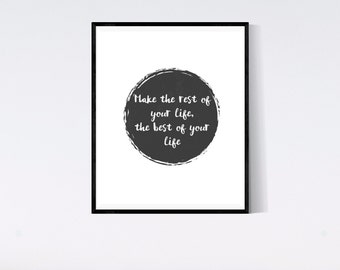 Rest of your life | Etsy